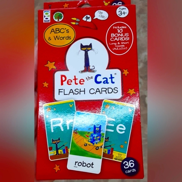 Other | New Pete The Cat Flashcards | Poshmark